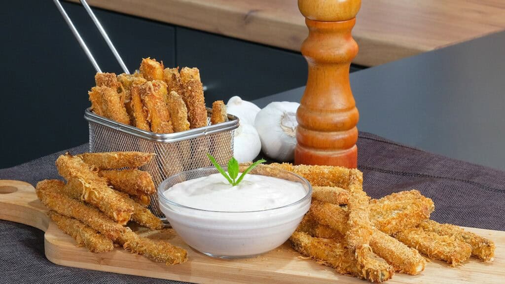 Τραγανά Sticks Μελιτζάνας χωρίς λάδι χωρίς Τηγάνι!! | Live-kitchen.gr